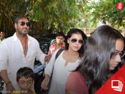 Pics: Ajay and Kajol were twinning in white at 'Golmaal Again' screening