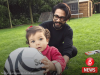A cuddling Misha in dad Shahid's arms is a sight to behold!
