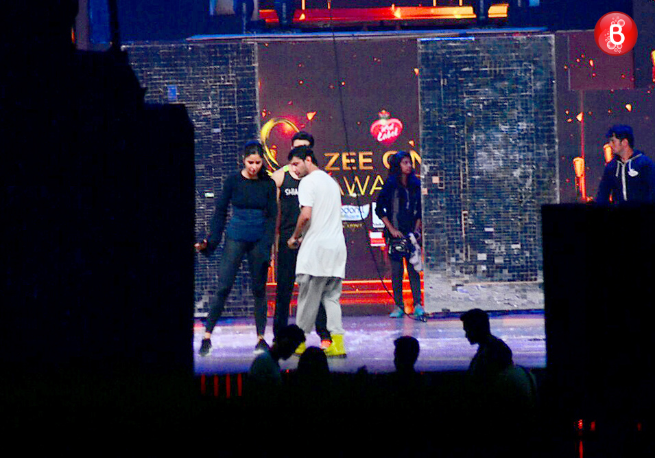 A colourful Ranveer Singh and a sober Katrina Kaif papped rehearsing ...