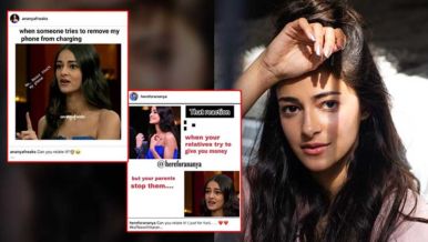 'KWK 6': Ananya Panday's debut appearance creates a meme fest ...