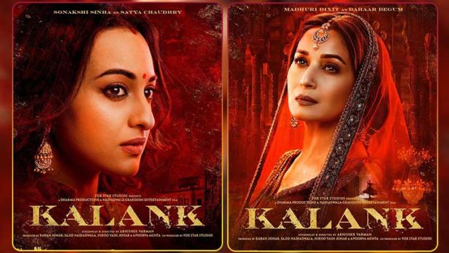 'Kalank' New Posters: Sonakshi Sinha as Satya and Madhuri Dixit as ...