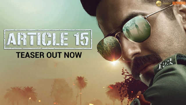 'Article 15' Teaser: Ayushmann Khurrana is here to rectify the wrongs