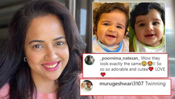 Sameera Reddy shares throwback pictures of her kids; netizens can't get ...