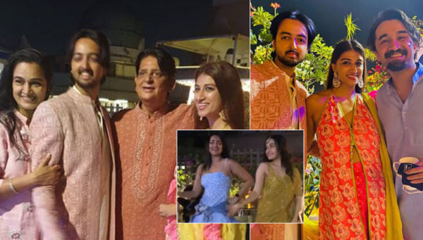 Padmini Kolhapure's son Priyaank Sharma gets engaged to Shaza Morani ...