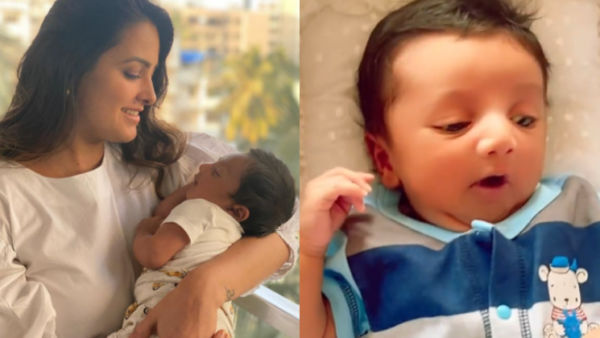 Anita Hassanandani, Rohit Reddy's son Aaravv Reddy turns a month old ...