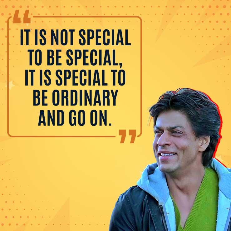 SRK Motivational Quotes | Shah Rukh Khan's Famous Dialogue on Life ...