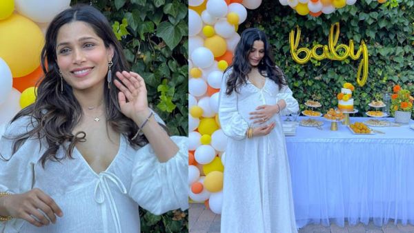 Freida Pinto looks breathtaking in surreal photos from her baby shower