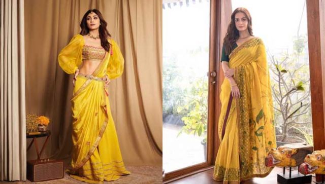 Navratri Day 1 Colour is Yellow: 7 Celeb-inspired ouftits to wear on ...