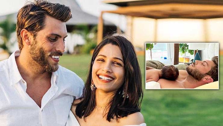 Freida Pinto and husband Cory Tran welcome baby boy, share first pic ...