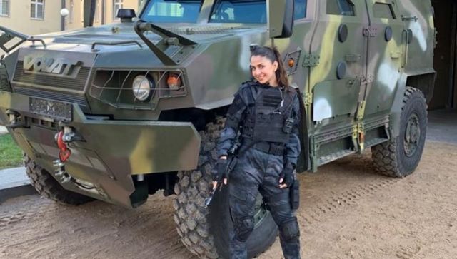 Malvika Raaj trains in combat action and self-defence for Squad