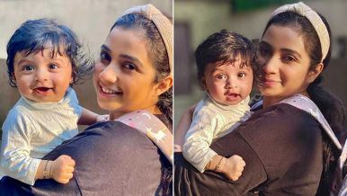 Shreya Ghoshal shares adorable pics with her son Devyaan