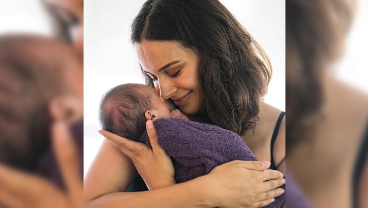 Evelyn Sharma posts pic with daughter Ava as she breastfeeds her ...