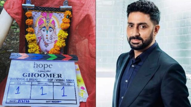 Abhishek Bachchan announces next movie titled Ghoomar on birthday