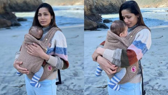 Freida Pinto shares cute photo from precious moment with son Rumi-Ray