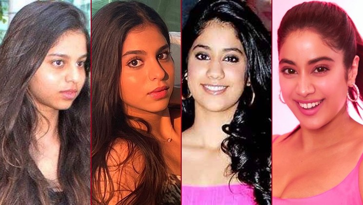 Janhvi Kapoor, Suhana Khan, Ibrahim Ali Khan: Bollywood star kids’ then and now pics will leave ...
