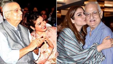 Raveena Tandon mourns demise of her father with an emotional note