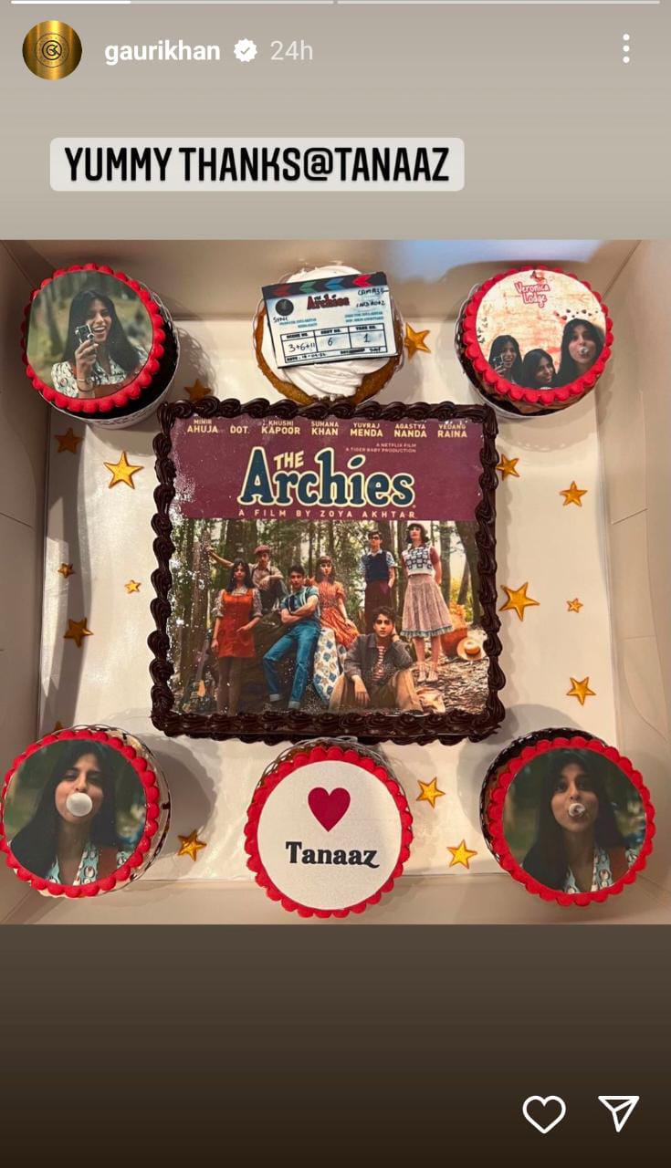 Gauri Khan celebrates daughter Suhana Khan’s debut with a cake