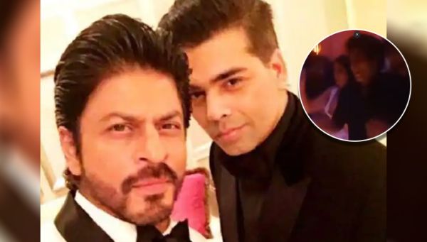 WHAT! Shah Rukh Khan attends Karan Johar’s 50th birthday bash- Watch