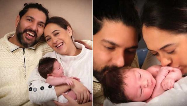 Hazel Keech, Yuvraj Singh name their baby boy Orion Keech Singh