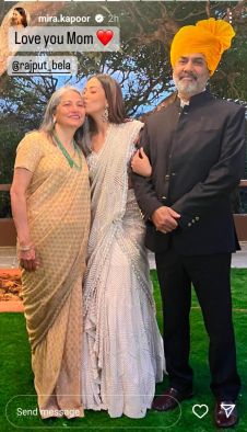 Mira Rajput shares an adorable pic of son Zain on her mom’s birthday