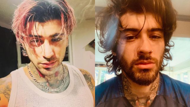 Zayn Malik flaunts pink hair in a new brooding selfie