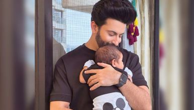Dheeraj Dhoopar REVEALS the name of baby boy as he carries him in his arms