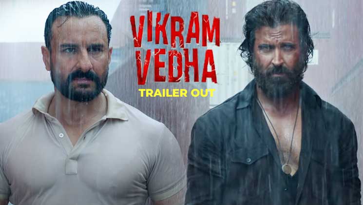 Vikram Vedha trailer: Hrithik Roshan and Saif Ali Khan showcase an epic face-off that looks intense
