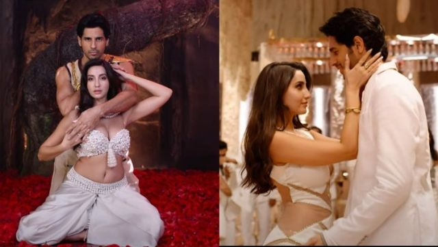 Sidharth Malhotra, Nora Fatehi show sensuous chemistry in Thank God song Manike