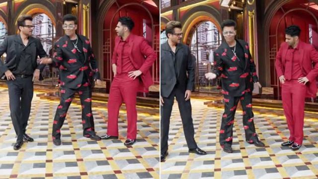 Varun Dhawan, Anil Kapoor make Karan Johar dance to JugJugg Jeeyo