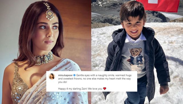 Mira Rajput wishes son Zain Kapoor on birthday with an adorable post