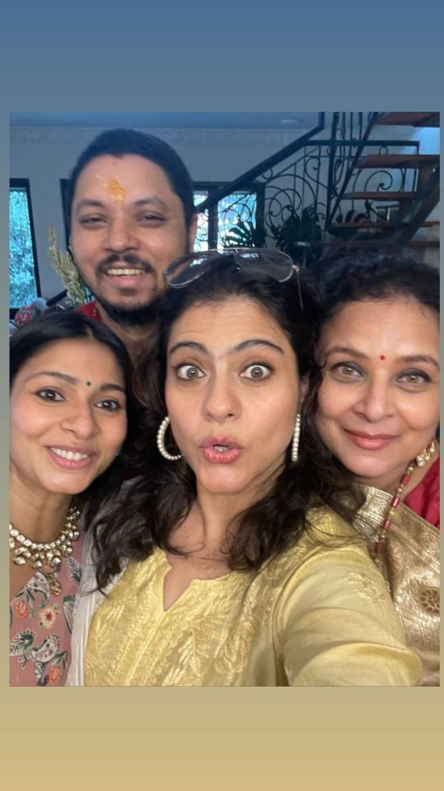 Kajol shares photos with her family as she celebrates Bhai Dooj-PICS