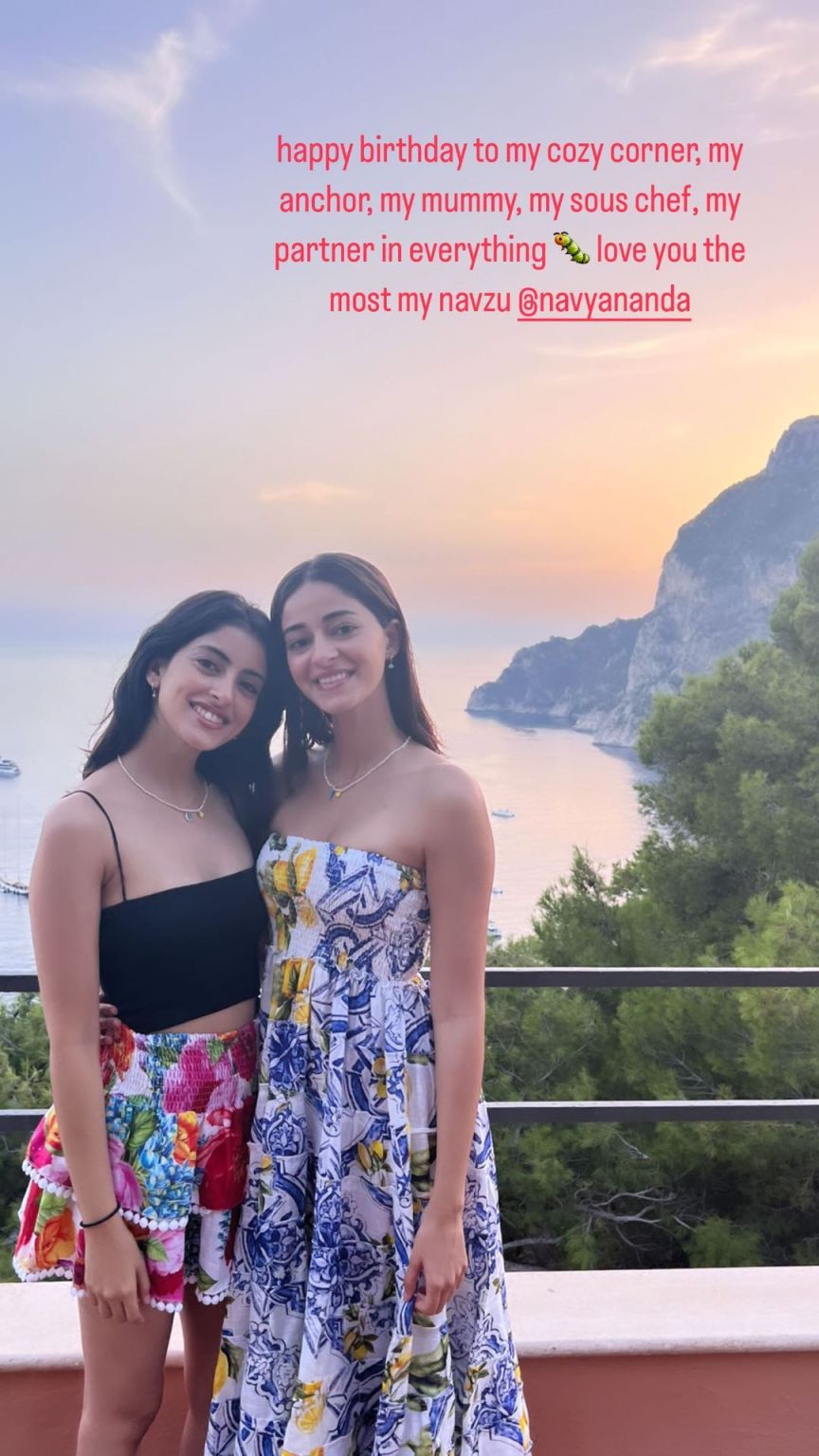 Ananya Panday shares a throwback photo to wish BFF Navya Naveli Nanda ...