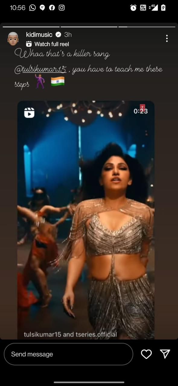 Tulsi Kumar social media banter with KiDi hint at an epic collaboration