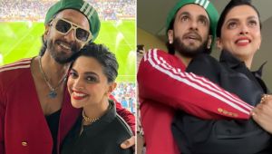 Ranveer Singh feels proud as Deepika Padukone unveils FIFA World Cup trophy at finals
