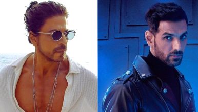 Shah Rukh Khan wishes his on-screen foe John Abraham on his birthday with new Pathan poster ...