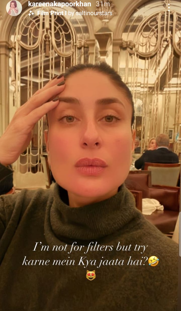 Kareena Kapoor drops a super cute pic of Taimur enjoying croissant