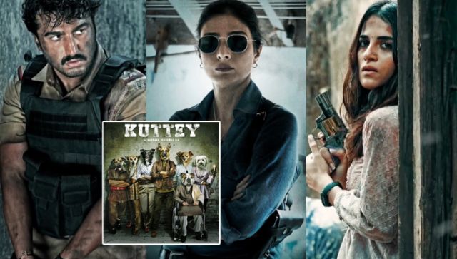 Arjun Kapoor, Tabu, Radhika unleash thier wild side in Kuttey motion poster