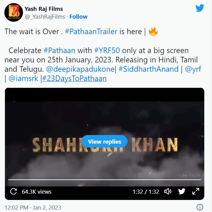 Shah Rukh Khan, Deepika Padukone starrer Pathaan trailer LEAKED?