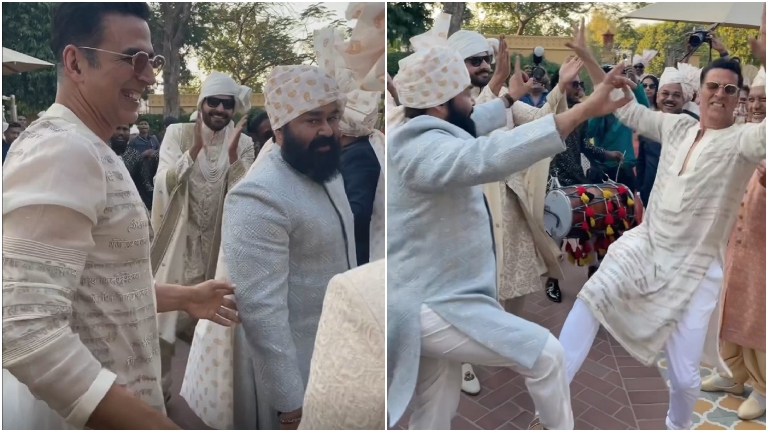 Akshay Kumar and Mohanlal create a 'memorable moment' as they do ...