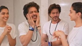 Shah Rukh Khan gives a glimpse of his skin care routine with Deepika Padukone-WATCH