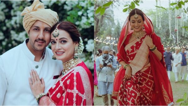 Dia Mirza pens a romantic note as she drops photo with husband Vaibhav ...