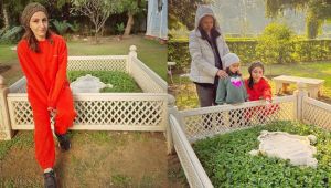 Soha Ali Khan visits father Mansoor Ali Khan's grave on his birth ...