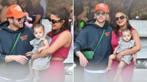 Priyanka Chopra makes FIRST public appearance with daughter Malti and ...