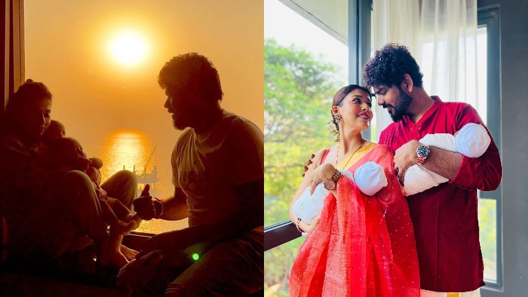 Nayanthara shows twin sons faces for FIRST time as husband Vignesh Shivan announces their full names