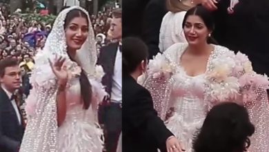 Sapna Choudhary turns heads for the second time at Cannes red carpet