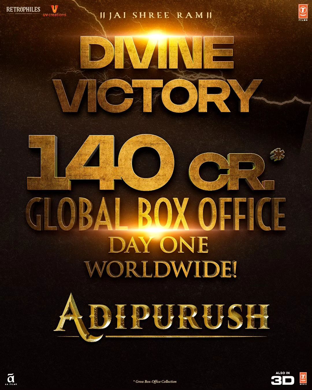 Adipurush worldwide box office: Prabhas starrer has a record day 1