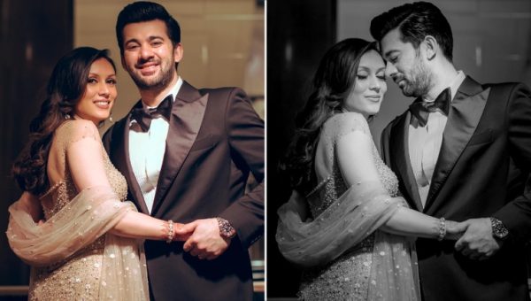 Karan Deol and Drisha Acharya make first public appearance after wedding