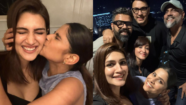 Kriti Sanon celebrates her first National Award win with team Mimi