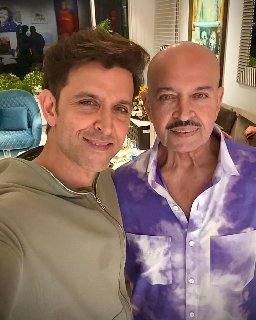 Hrithik Roshan wishes father Rakesh Roshan on his 74th birthday