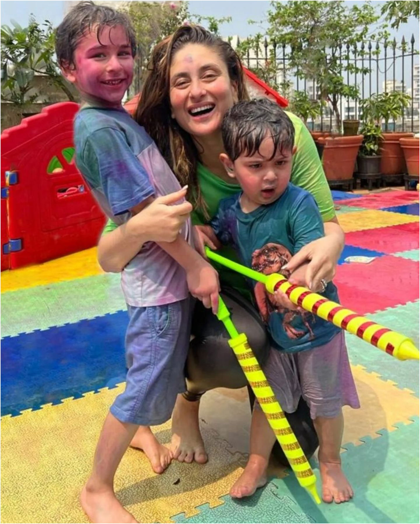7 photos of Kareena Kapoor with sons prove she's a doting mom